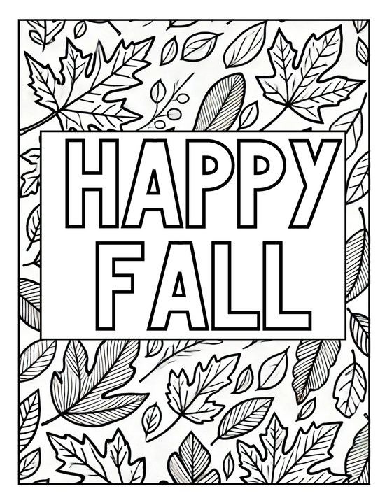 Fall and Thanksgiving Coloring Packet – Curious Learners Academy